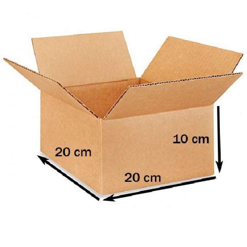Jual Kardus Box - Polos - 20 cm x 20 cm x 10 cm - SWR di Seller kardus ...