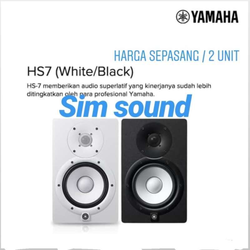 Jual Speaker Aktif Monitor Studio Hs7 Hs 7 Inch Flat Monitor Murah Di Seller Gamma Store ...