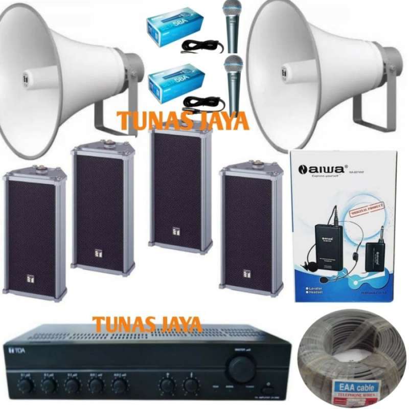Promo PAKET TOA SOUND SOUND SYSTEM MASJID ATAU MUSHOLAH 6 SPEAKER ...