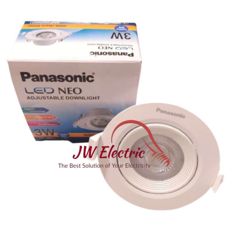 Promo Lampu Led Spotlight / Downlight Led Cob Panasonic Neo 3 Watt Diskon 35% di Seller ...