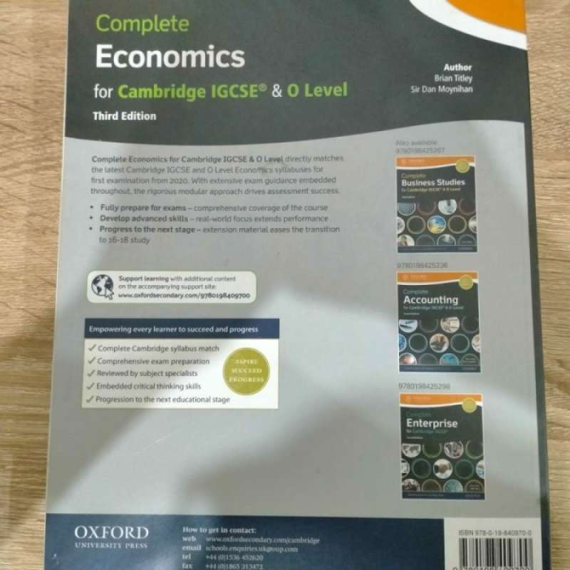 Jual Complete Economics For Cambridge Igcse & O Level Third Edition Di Seller Bane Store ...