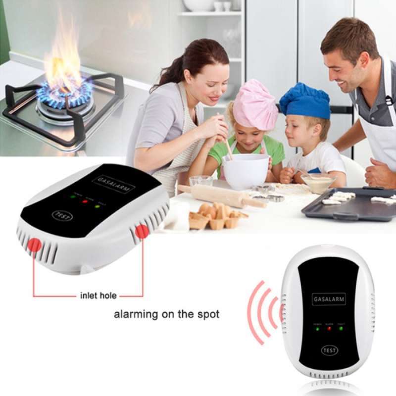 Promo Deteksi Bocor LPG - Wireless Portable Alarm Gas Sensor Detector ...