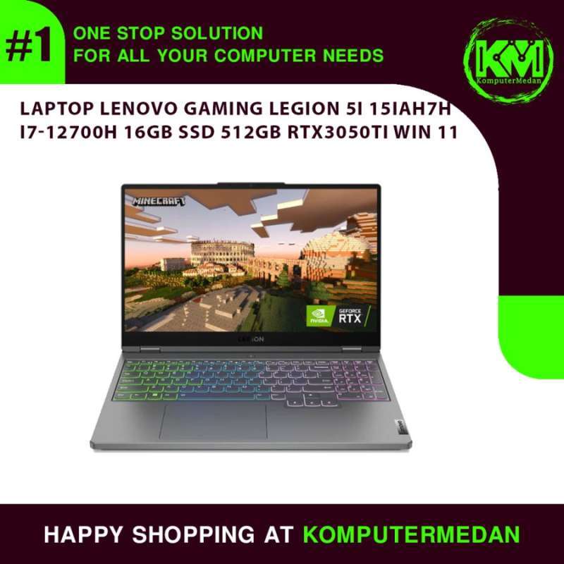 Jual Laptop Lenovo Gaming Legion 5i 15iah7h I7-12700h 16g/512gb Rtx 3050ti Di Seller ...