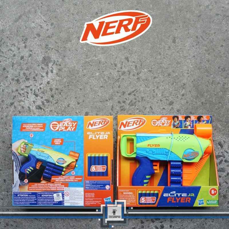 Jual NERF Elite Junior Jr FLYER Blaster Gun Elite With 5 Darts di ...