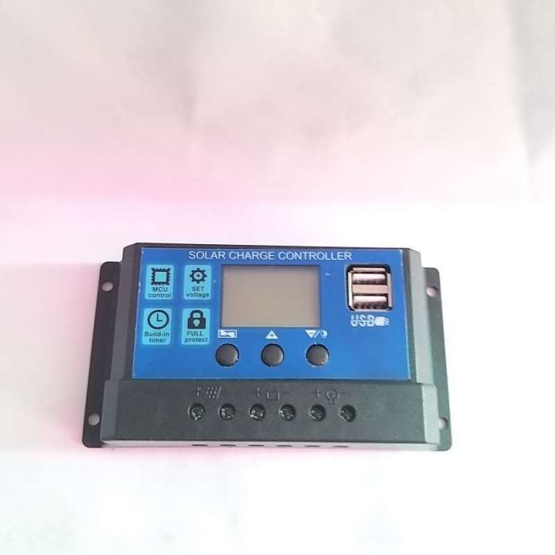 Promo solar panel charger controller 30a panel surya 12v 24v inteligent ...
