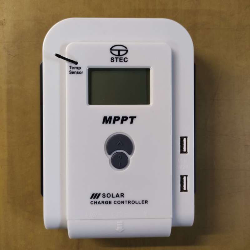 Promo MPPT 30A SOLAR CHARGE CONTROLLER 12V 24V 30A STEC / SCC panel ...