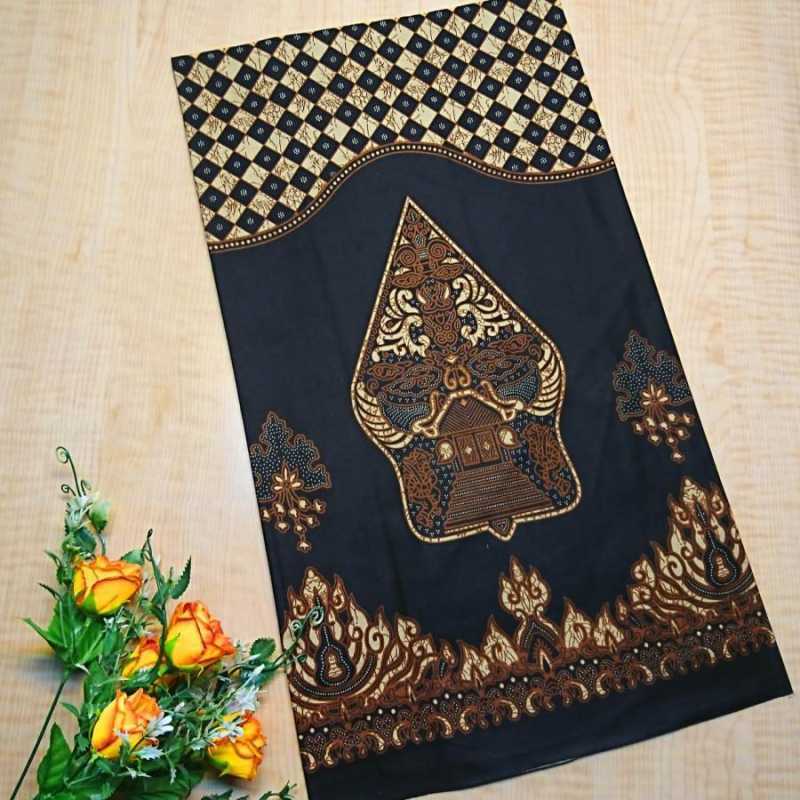 Jual Kain Batik Motif Gunungan Coklat Gunungan Wayang Warna Hitam Coklat Di Seller Batik Salam