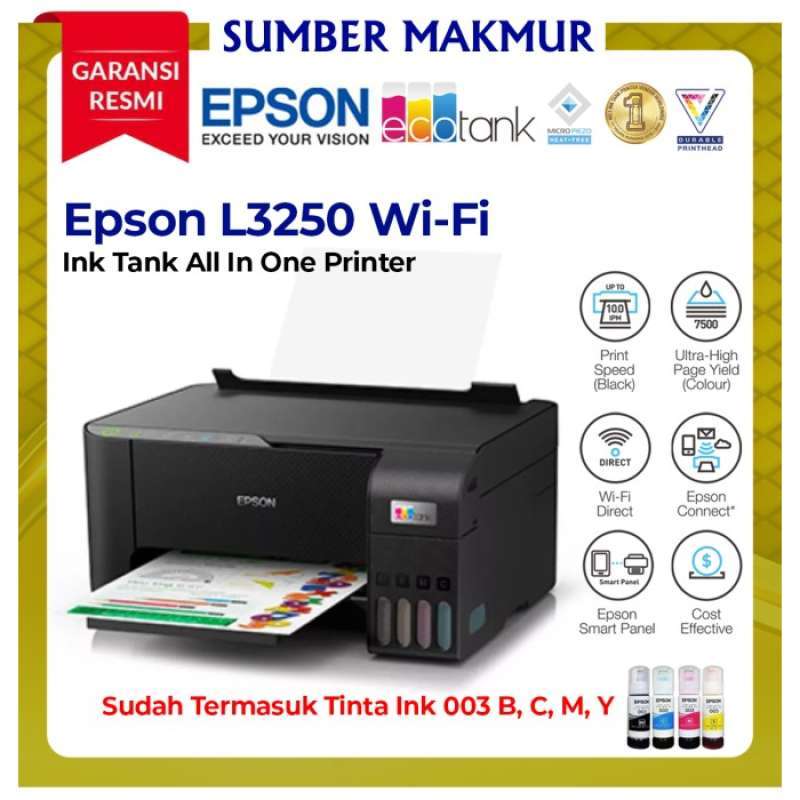 Jual Epson L3250 Wifi All In One Printer - Putih - L3256 Di Seller Halers - Kapuk, Kota Jakarta ...