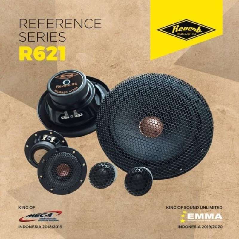 Jual REVERB R621 - 3 way Speaker - Tweeter & Full Range + MidBass di ...