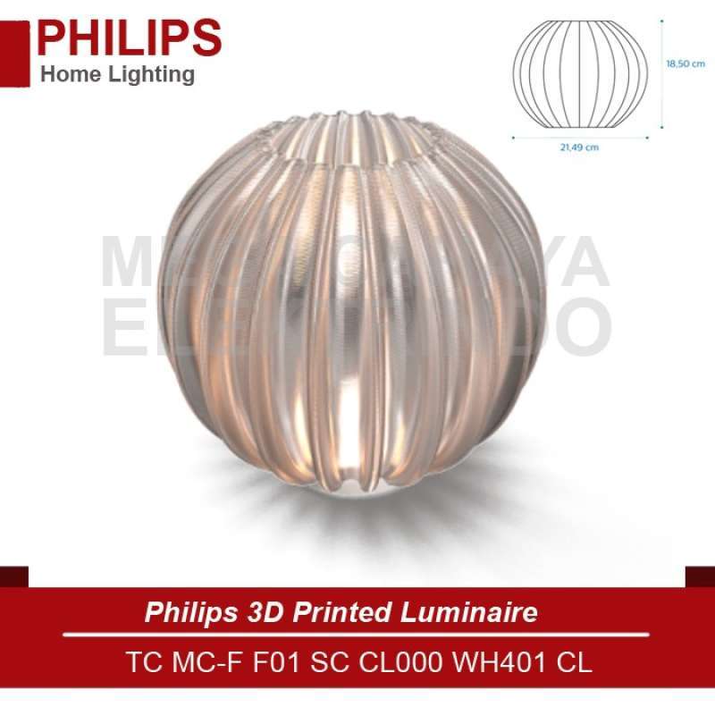 Promo PHILIPS 3D Printed Luminaire - TC MC-F F01 SC CL000 WH401 CL ...
