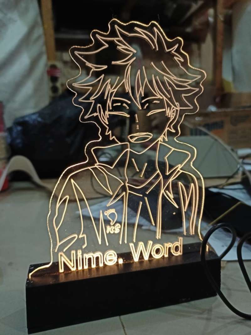 Jual Lampu Akrilik Grafir Haikyuu Hinata Di Seller Aj_store ...