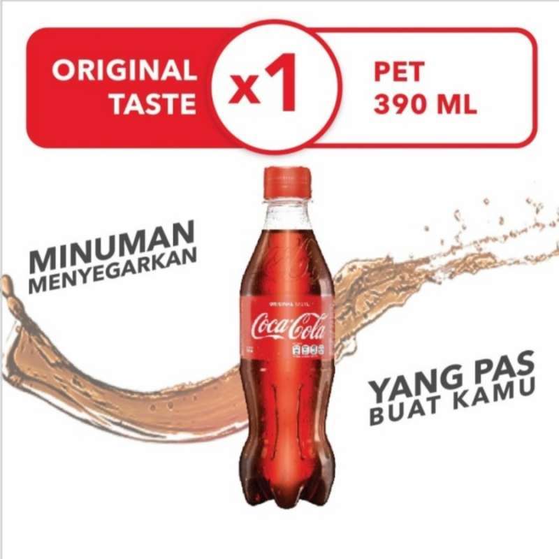 Promo Coca Cola Original MInuman Bersoda Botol Pet - 390 ml (Kemasan ...