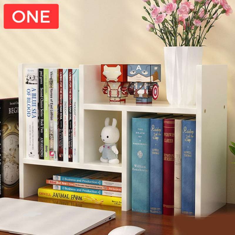 Promo Rak Buku Minimalis Rak Meja Belajar Rak Buku Laci Atas Meja ...