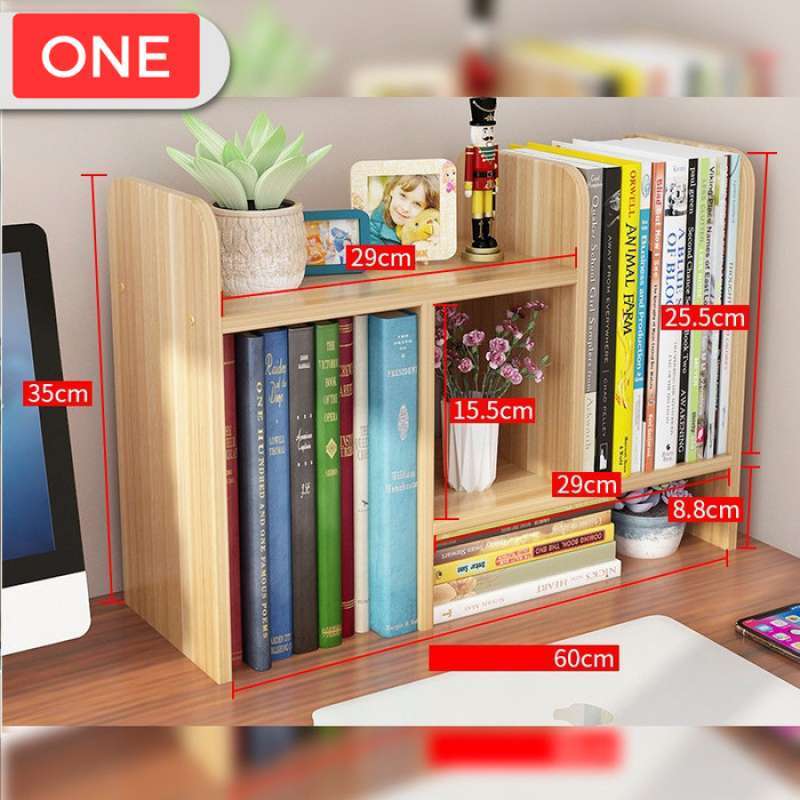 Promo Rak Buku Minimalis Rak Meja Belajar Rak Buku Laci Atas Meja ...