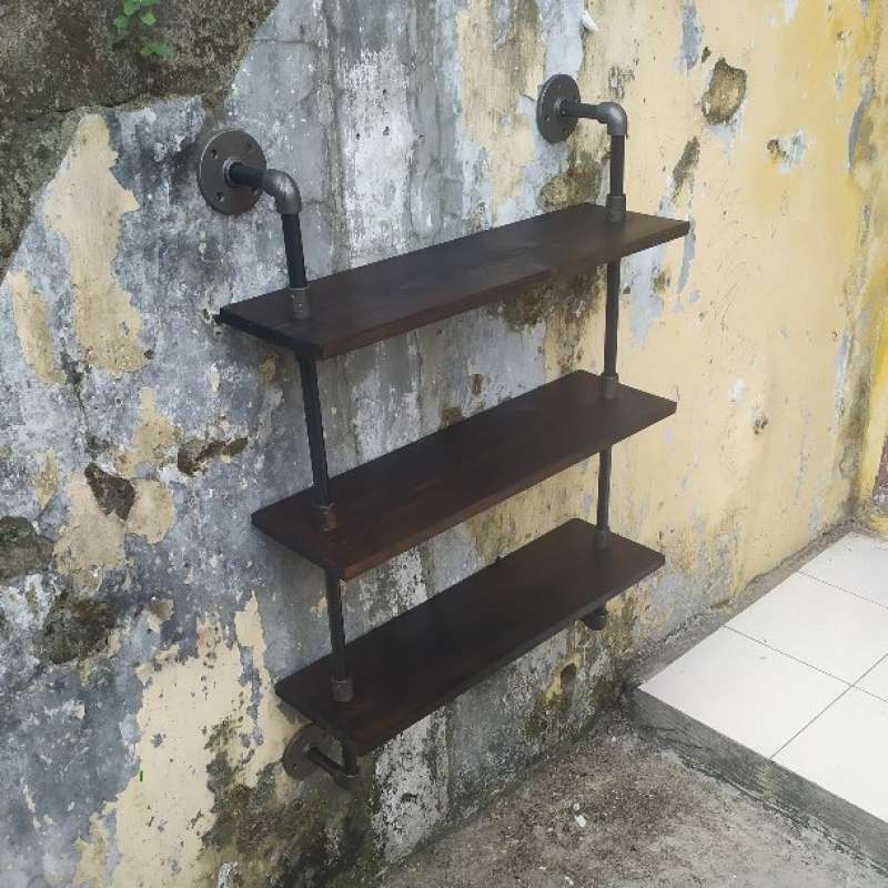 Promo Rack Industrial Pipe Rak Pipa 3 Tingkat Diskon 17% Di Seller ...