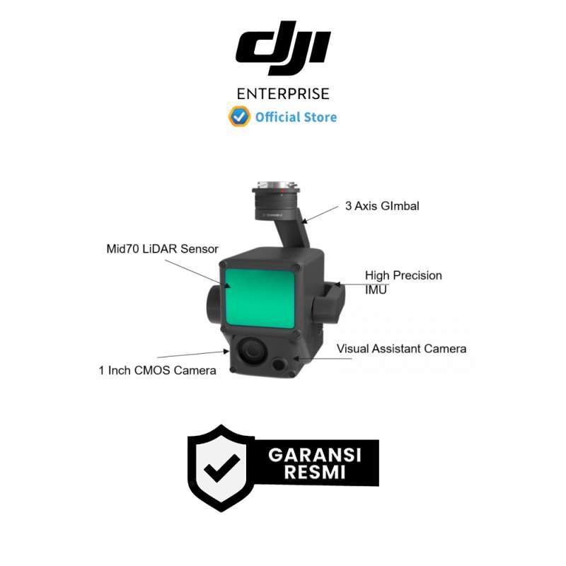 Jual Dji Zenmuse L1 Lidar Di Seller Dji Enterprise - Cengkareng Barat-2, Kota Jakarta Barat | Blibli