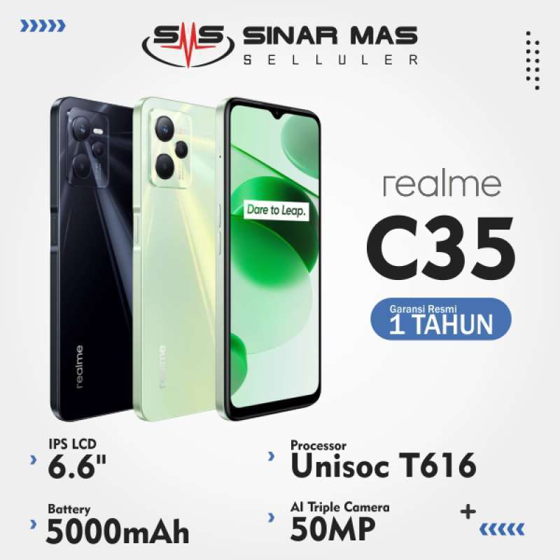 Jual Realme C35 Smartphone [4GB/128GB] Garansi Resmi di Seller StoreLucky7 - Karet Kuningan ...
