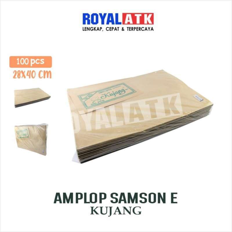 Jual Envelope Amplop Coklat Besar Samson Amplop Samson E 100 Lembar ...