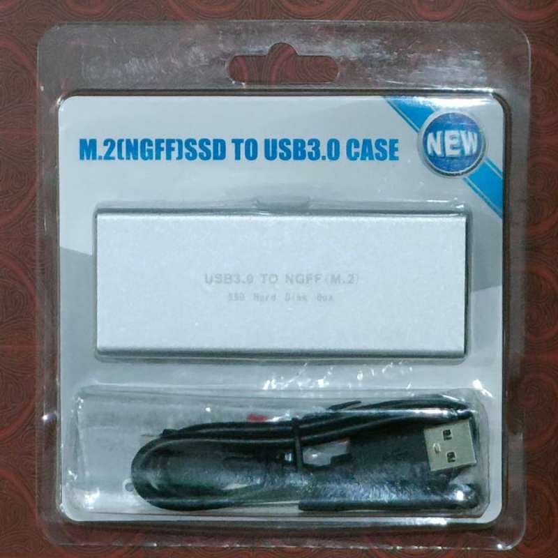 Jual Casing Ssd M2 Usb 3.0 To Ngff Ssd Hard Disk External Box - Silver ...
