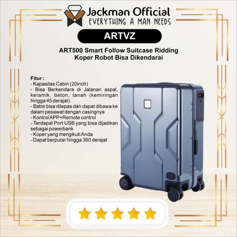 Promo ARTVZ ART500 Smart Follow Suitcase Ridding Koper Robot Bisa ...