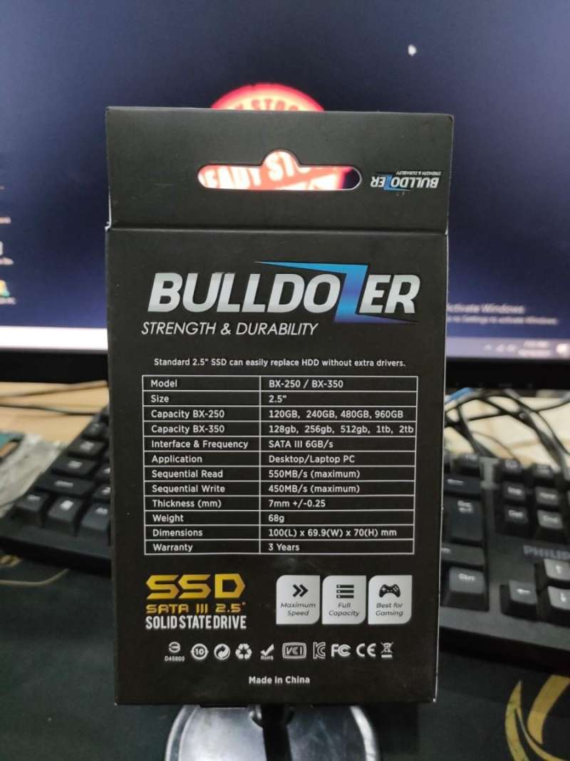 Jual Ssd Bulldozer 256gb Sata Iii 2.5 Inch Di Seller Sms Computer Depok ...