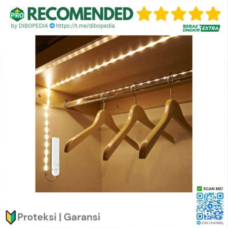 Jual Lampu Led Strip Dengan Sensor Gerak 1M - Warm White di Seller ...