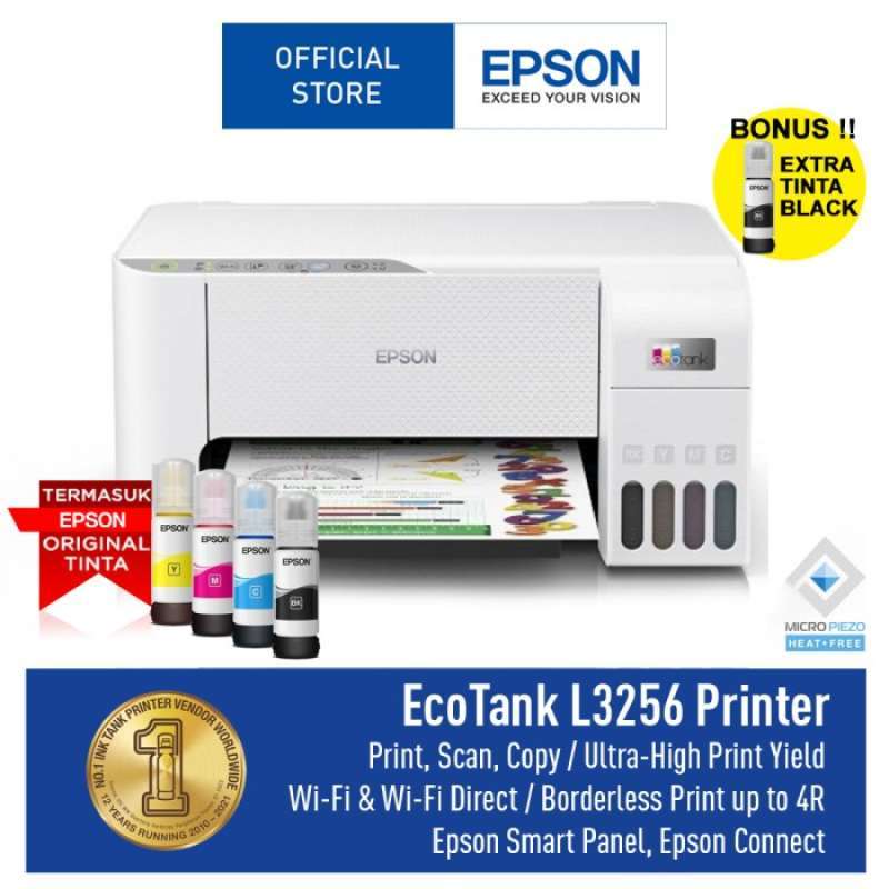 Jual Printer Epson L3256 A4 Wifi All In One Ink Tank Printer di Seller ...
