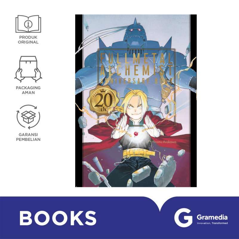 Jual Fullmetal Alchemist 20th Anniversary Book di Seller Gramedia ...