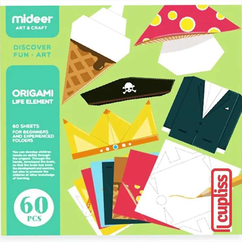 Jual Mideer Origami Life Element Mainan Edukasi Anak Origami Di Seller ...