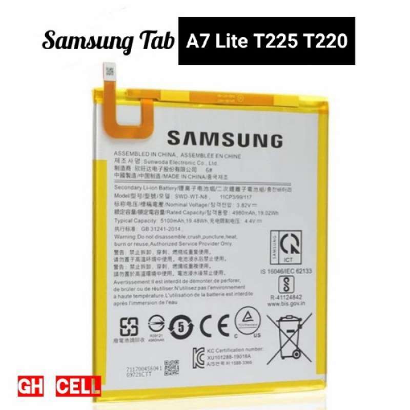 Promo Baterai Batre Galaxy Tab A7 Lite T225 T220 Original Diskon 23% di Seller Alazka Store ...