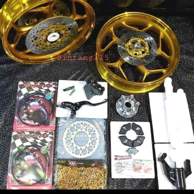 Promo VELG R15 V3 lebar triple disk VELG R15 V3 double disk depan ...