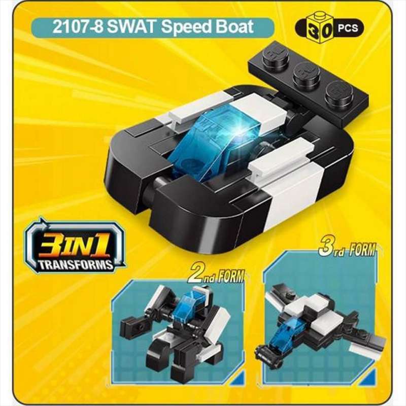 Promo Qman Fire Swat 3in1 Swat Speed Boat 2107-8 Diskon 21% Di Seller Cupliss Official Store ...