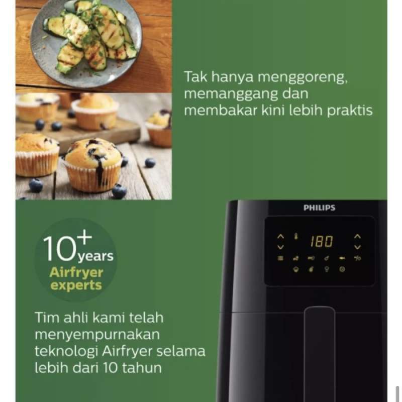 Jual Philips Air Fryer Spectre Hd9252/90 Hd9252 Digital Airfryer Di Seller Swara Agung ...
