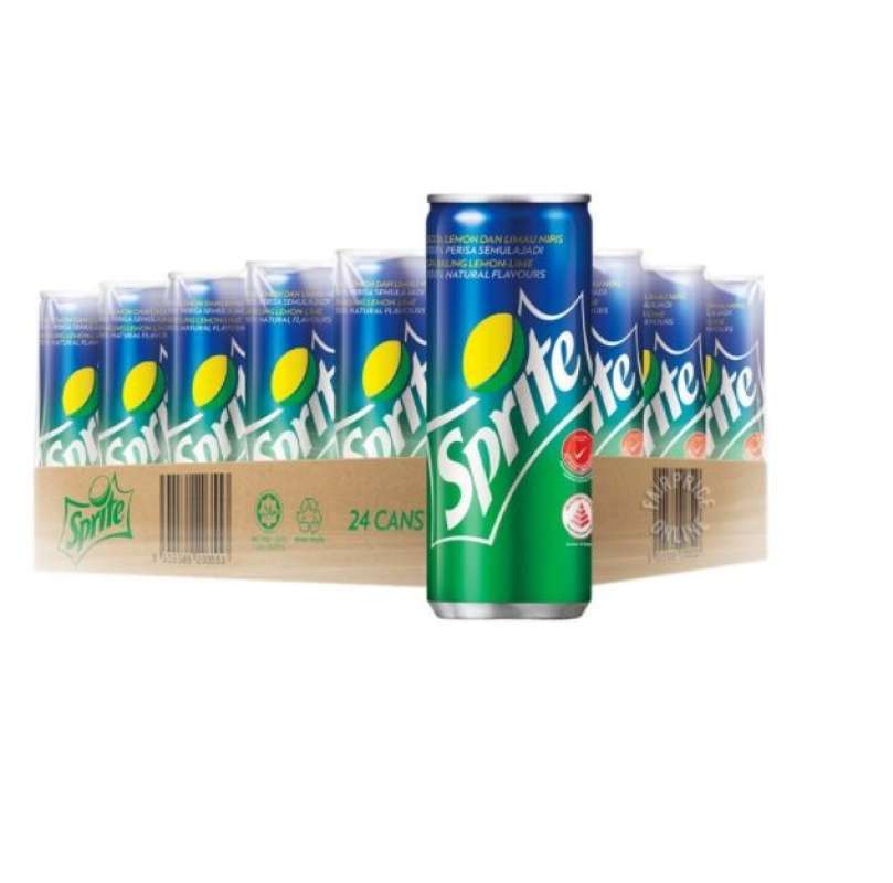 Jual Sprite Slim Minuman Kaleng [250 mL/Dus 24Kaleng] di Seller Bintang ...