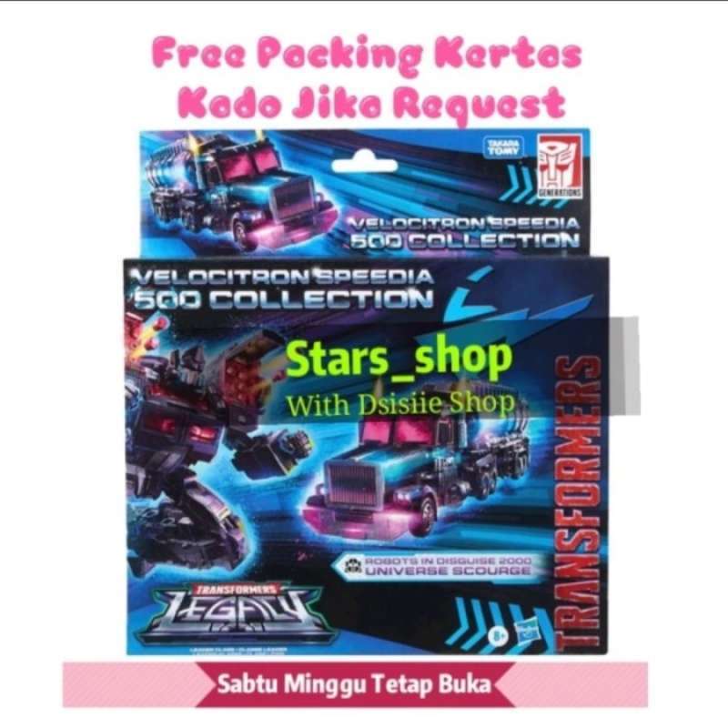 Promo Transformers Legacy Velocitron Speedia 500 collection Figure ...