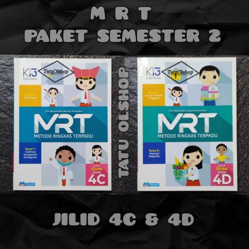 Jual Buku Mrt Sd Kelas 4 Paket Semester 2 Jilid 4c 4d Kurikulum 2013 ...