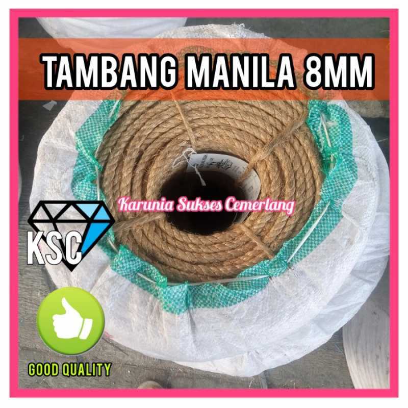 Promo TAMBANG MANILA 8MM / TAMBANG GURITA 8MM / MANILA ROPE / DADUNG ...
