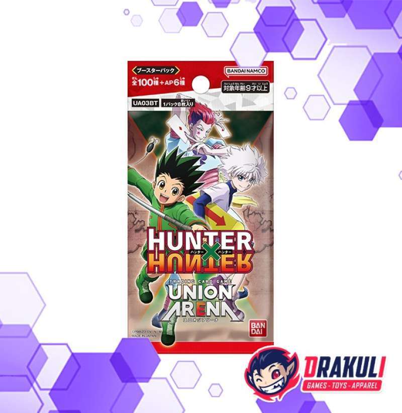 Jual TCG Union Arena Hunter X Hunter Card Booster Pack UA03BT di Seller Drakuli Hobbies Official ...