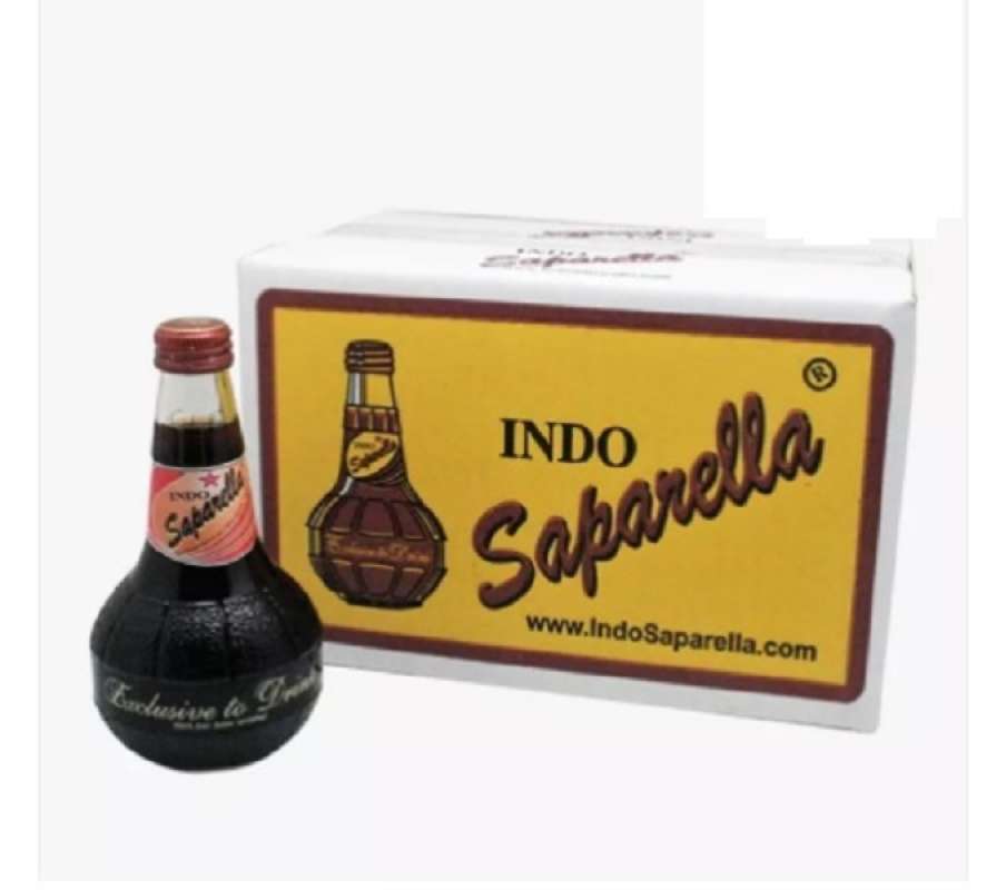 Jual Indo Saparella Sarsaparilla Soft Drink 1 Karton Isi 12 Botol Di ...
