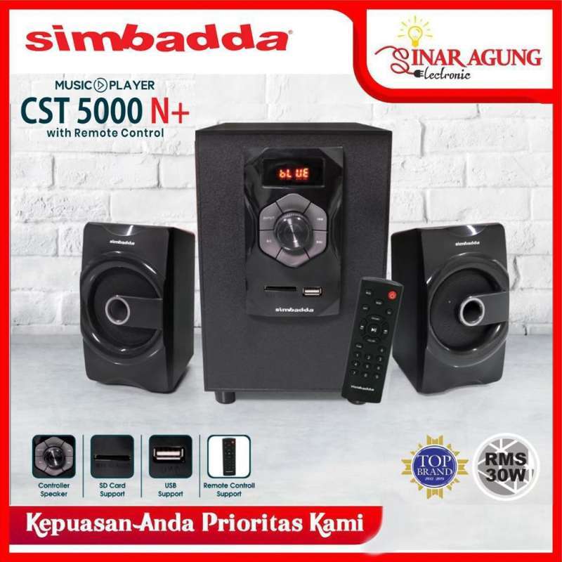 Jual Simbadda Speaker Bluetooth Cst-5000n+ Cst5000n+ With Remote ...
