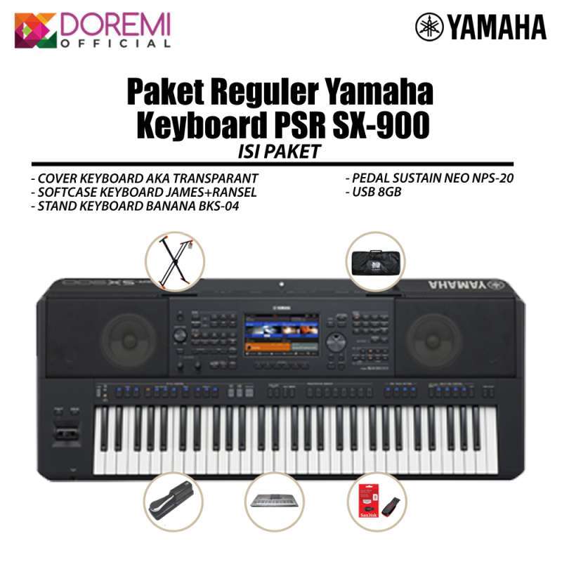 Jual Paket Reguler Keyboard Yamaha PSR SX-900 / Keyboard PSR SX-900 di ...