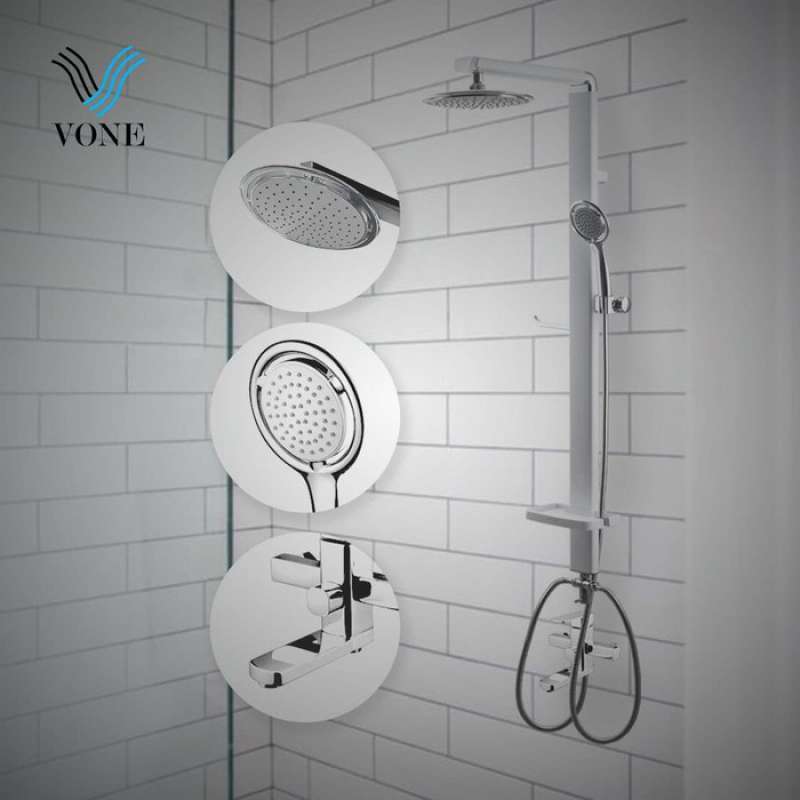 Promo Vone Hs-c82 Hitam Shower Tiang Column Panas Dingin Keran Mixer ...