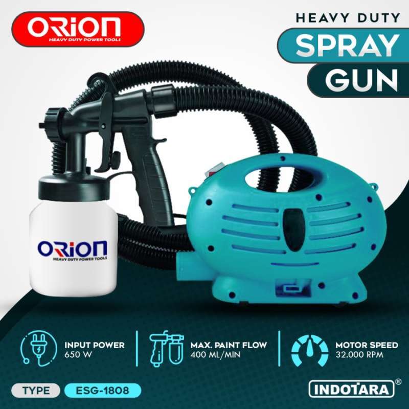 Jual Alat Semprotan Cat Spray Gun Air Dust Orion Esg-1808 Di Seller Pt ...