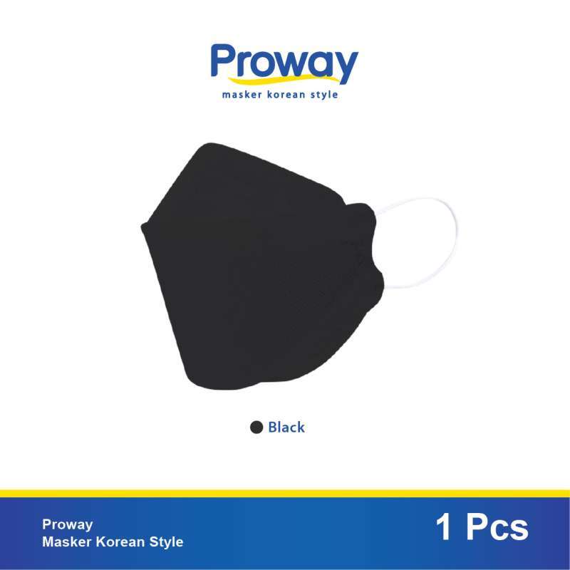 Jual Proway Masker Korea Kf94 - 6pcs - Hitam. Di Seller Proway - Caringin-2, Kota Bandung | Blibli