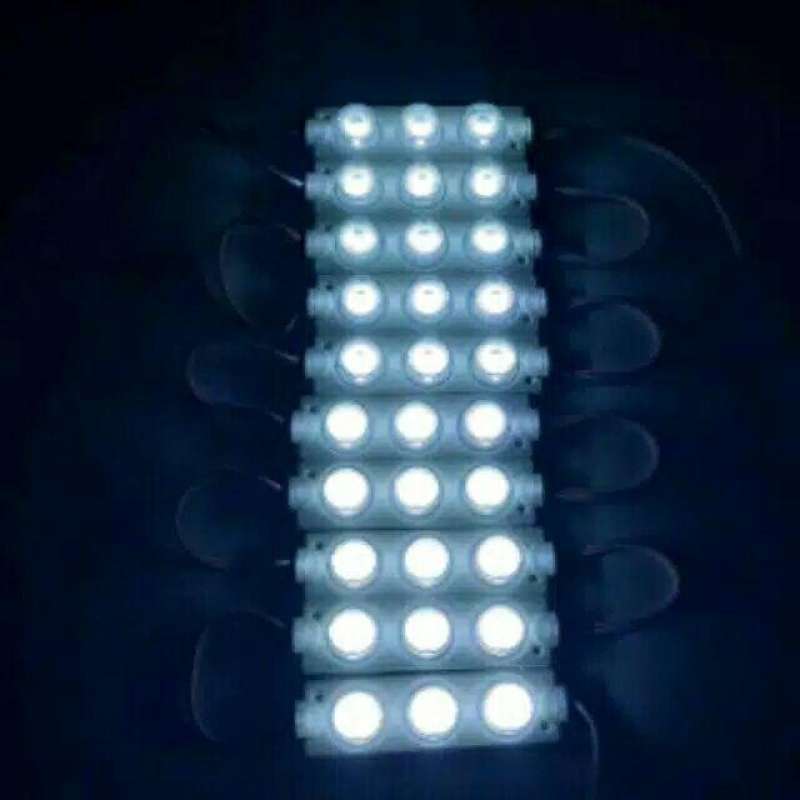 Promo Lampu Kolong Led Modul Strip 3 Mata Besar 3 Watt Waterproof 12 ...