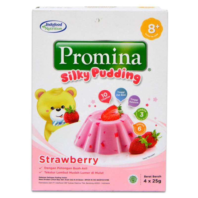 Jual PROMINA SILKY PUDING STRAWBERRY BOX 4 X 25G di Seller AEON ...
