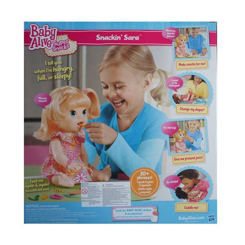 Jual Baby Alive 0851 Ba My Super Snacking Sara Mainan Anak Di Seller ...