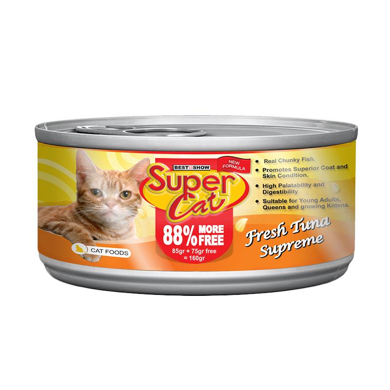 Jual Super Cat Tuna Supreme Makanan Kucing [85 + 75 g] di Seller ...