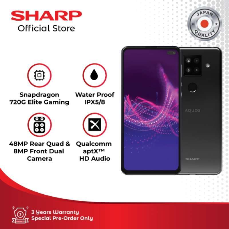 Jual Sharp Smartphone 8/128 Gb Aquos Sense 4plus Sh-s40p Di Seller ...
