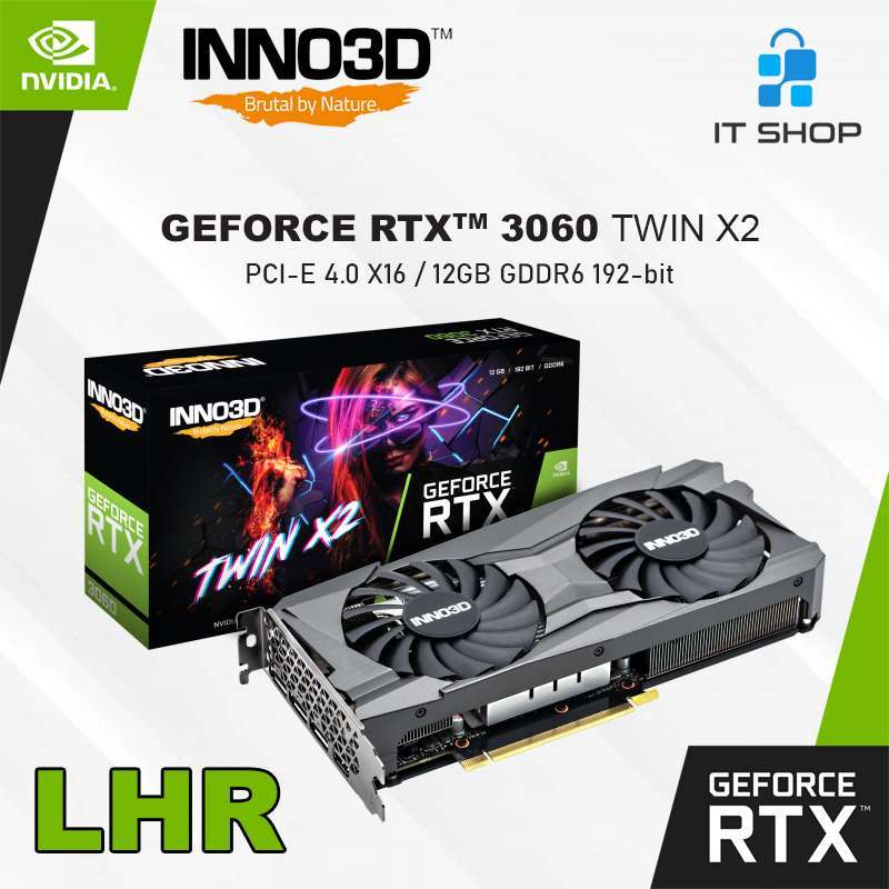 Jual Inno3D GeForce RTX 3060 12GB Twin X2 OC - Black di Seller IT Shop ...